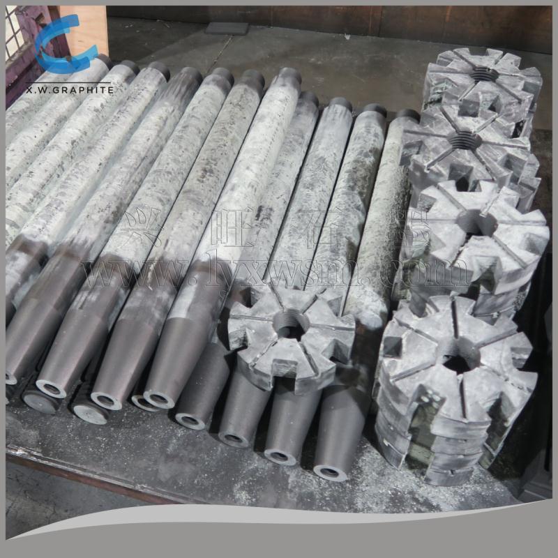 Anti-oxidant graphite rotors and shafts - Liaoyang Xingwang Graphtie ...